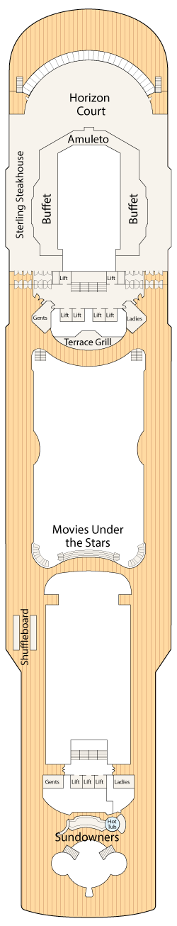 Sun Princess Deck Plans - Cruiseline.com