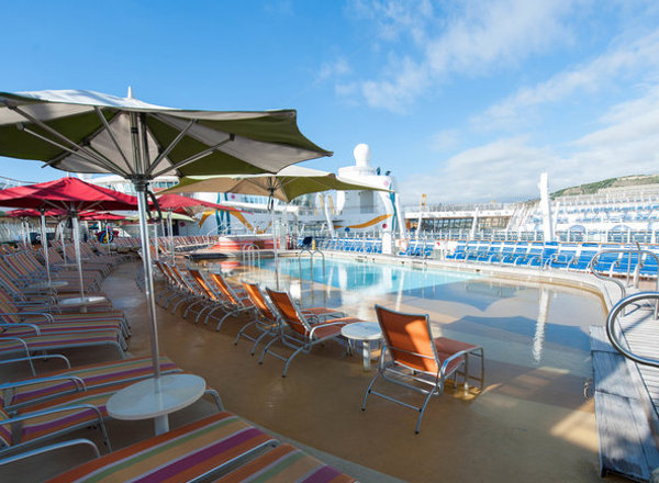 Pools onboard the Carnival Freedom - Cruiseline.com