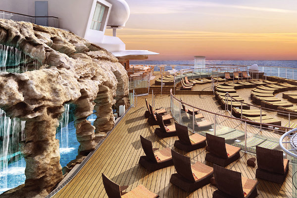 Pools onboard the Norwegian Escape - Cruiseline.com