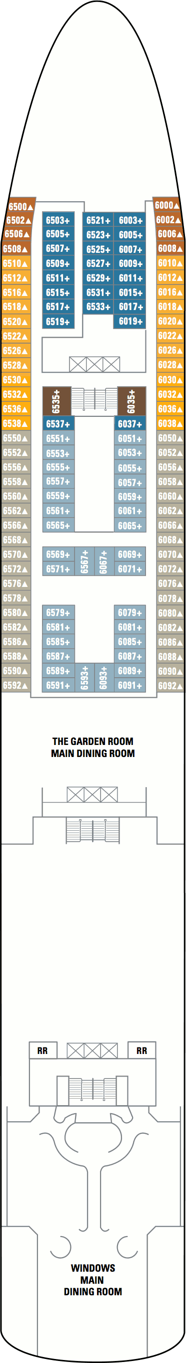 Norwegian Spirit Deck Plans - Cruiseline.com