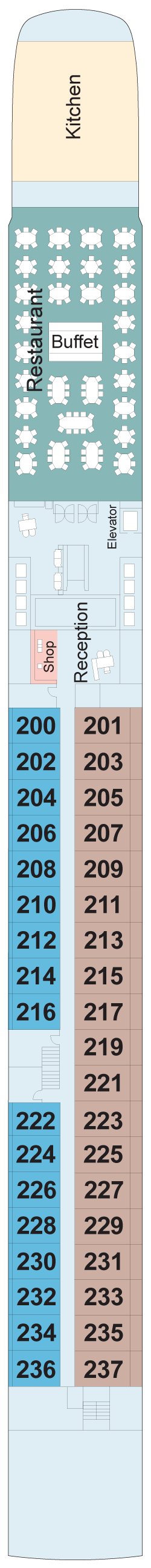 Viking Embla Deck Plans - Cruiseline.com