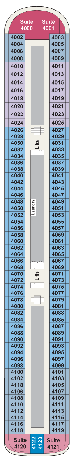 Viking Sea Deck Plans - Cruiseline.com