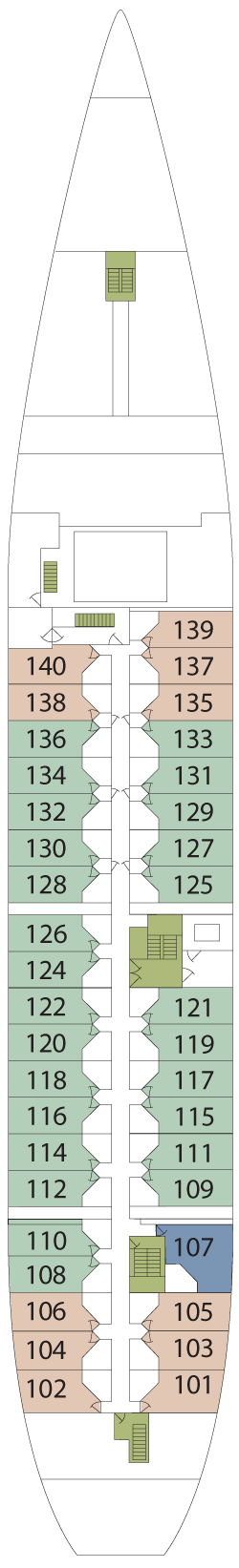 Wind Spirit Deck Plans - Cruiseline.com